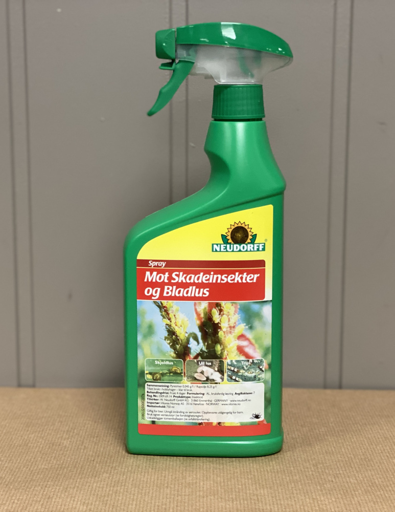 Spray mot skadeinsekter 750ml - Slettevold Hagesenter